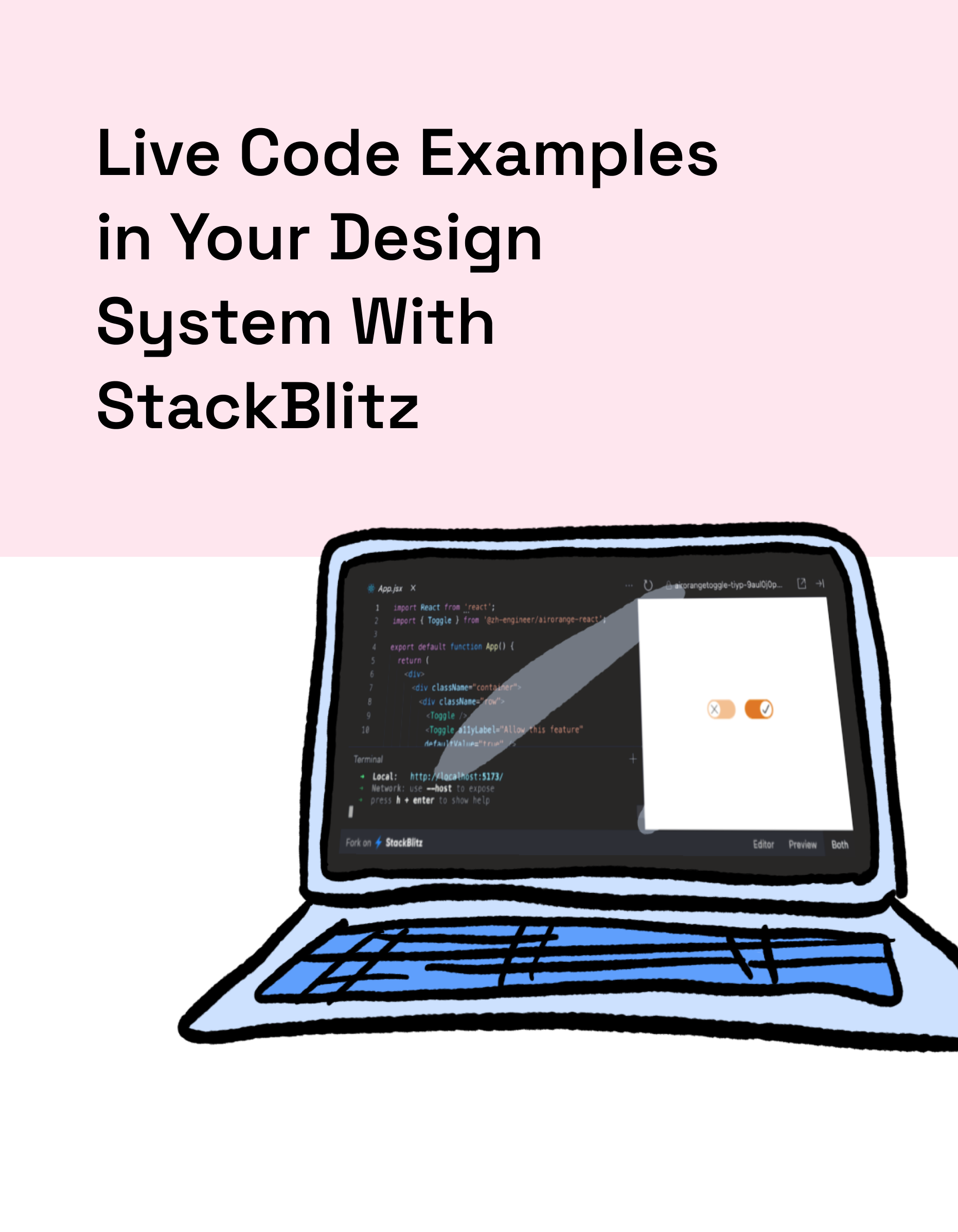 Live Code Examples in Your Design System With StackBlitz - Blog - zeroheight