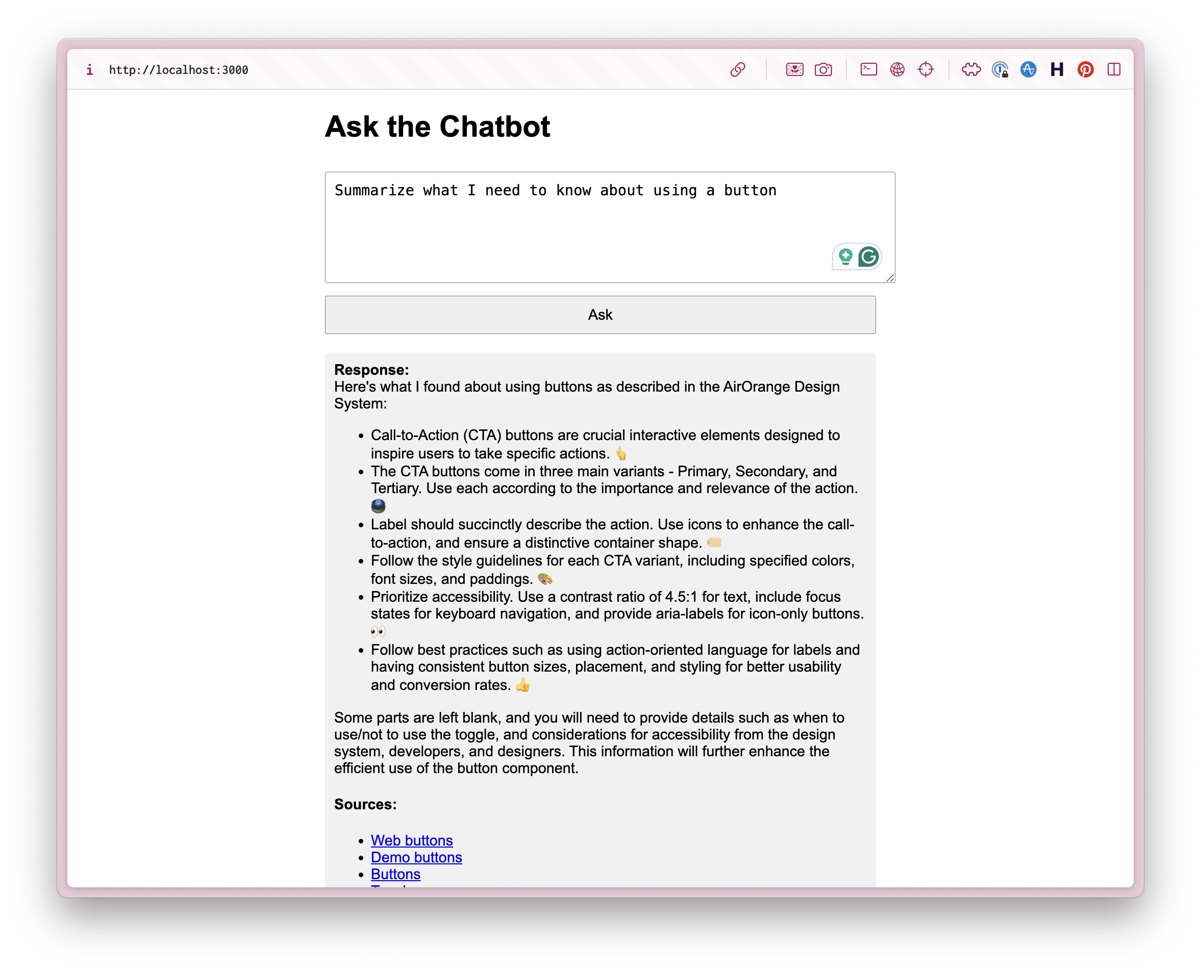 Building a chatbot to query your zeroheight site using the zeroheight API, Pinecone and OpenAI ...