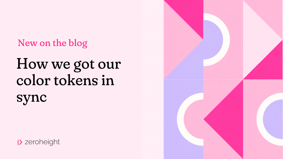How we got our color tokens in sync - Blog - zeroheight